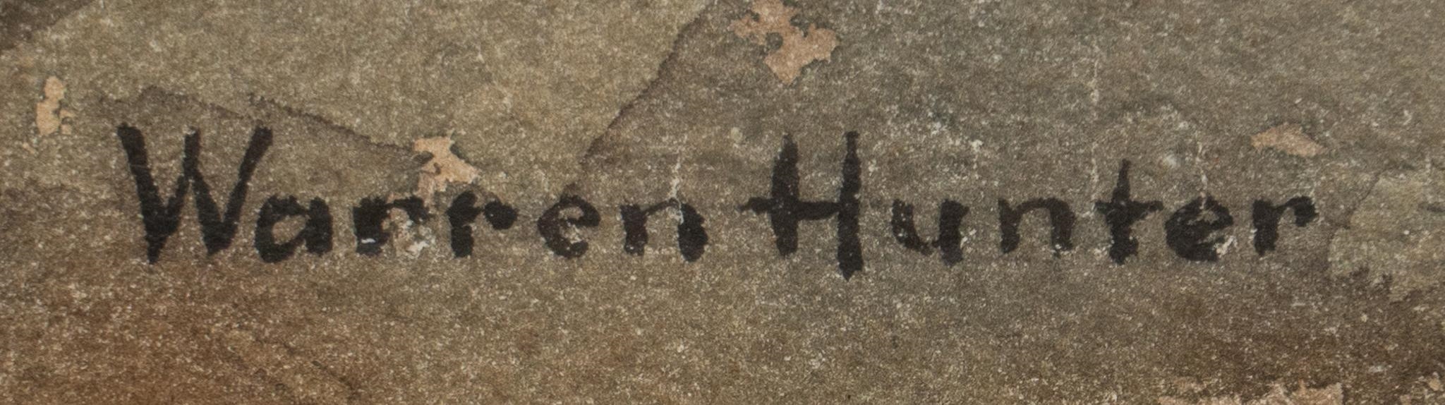 Warren Hunter | Mexican Goatherd in Mountains | MutualArt