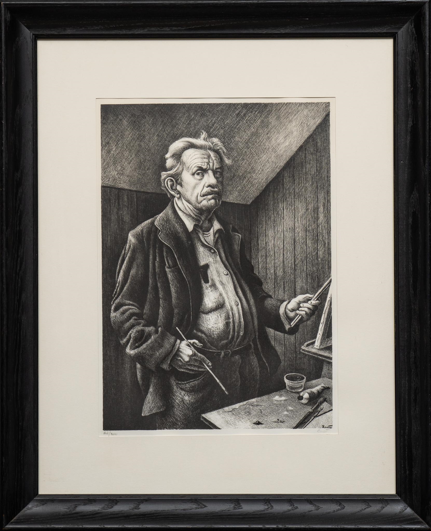 Thomas Hart Benton‏ | Self-Portrait (1972) | MutualArt