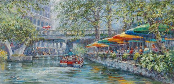 Robert Hamman | The Riverwalk (2023) | MutualArt