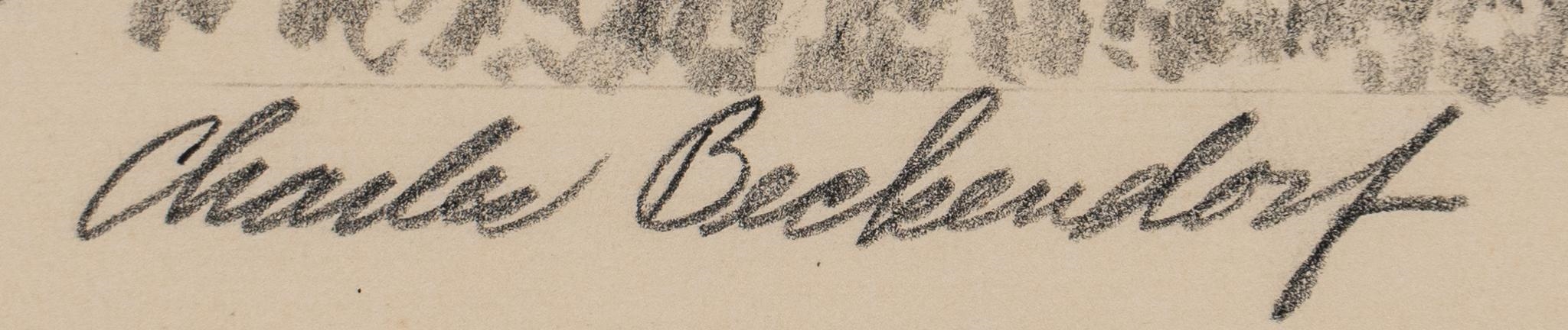 Charles Beckendorf | Brahma Cow and Calf | MutualArt