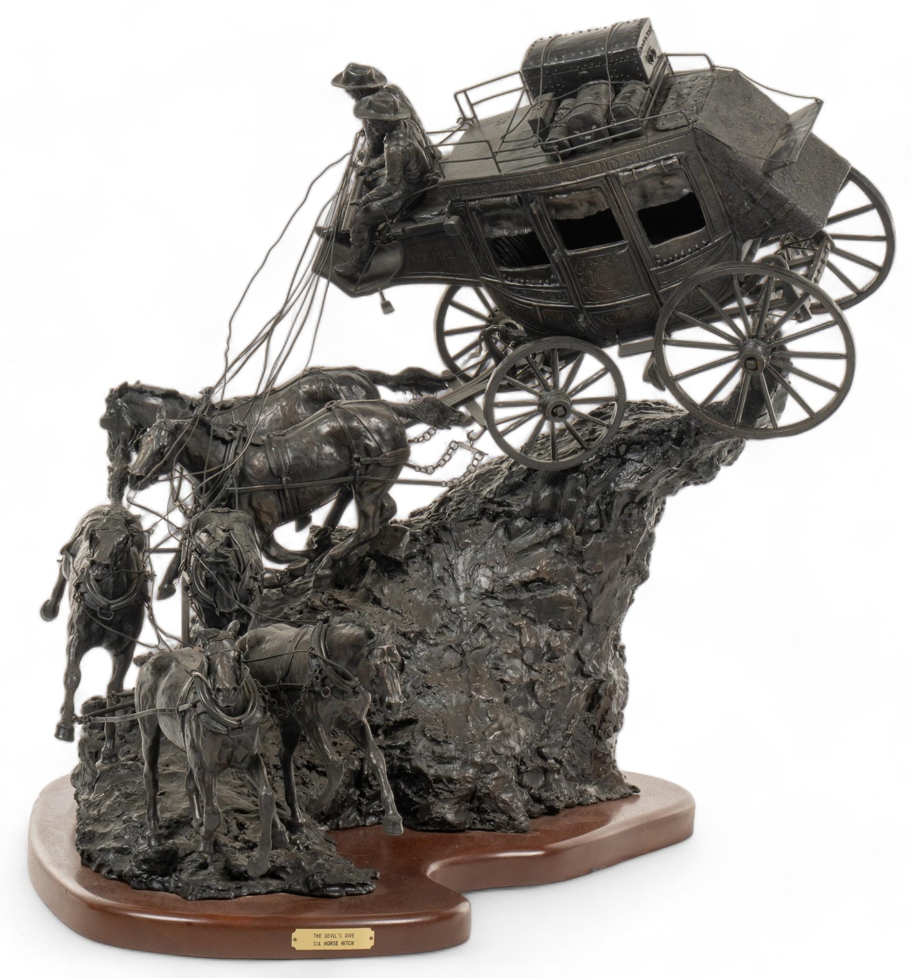 Lisa Perry | The Devil's Dive: Six Horse Hitch | MutualArt