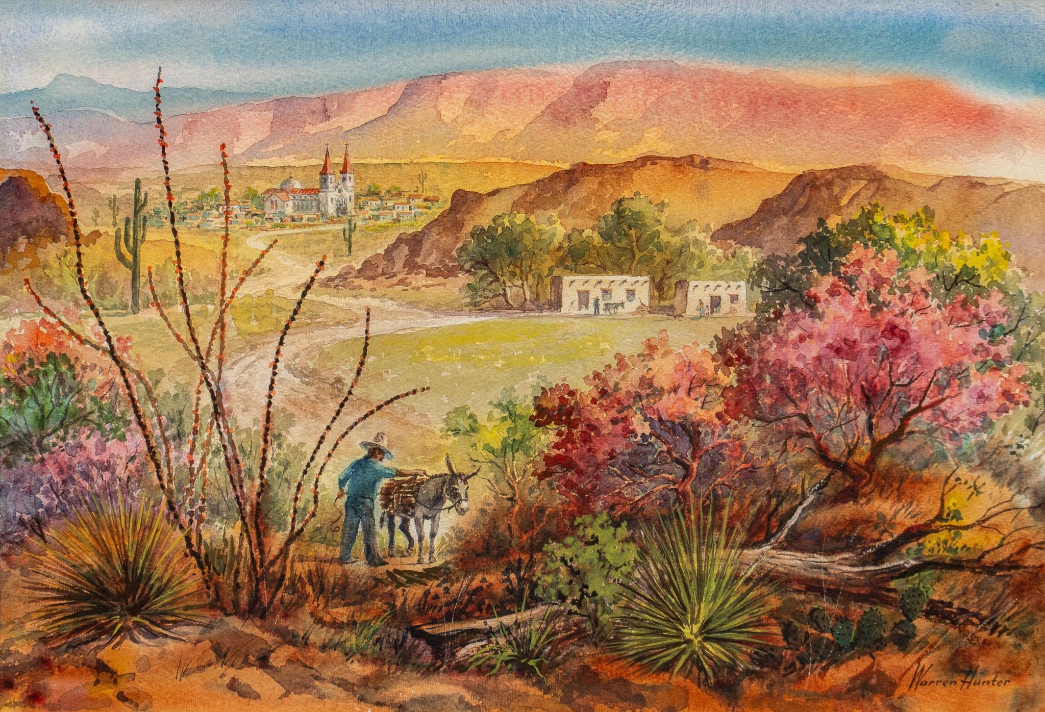 Warren Hunter | Mexican Mountain Vista | MutualArt