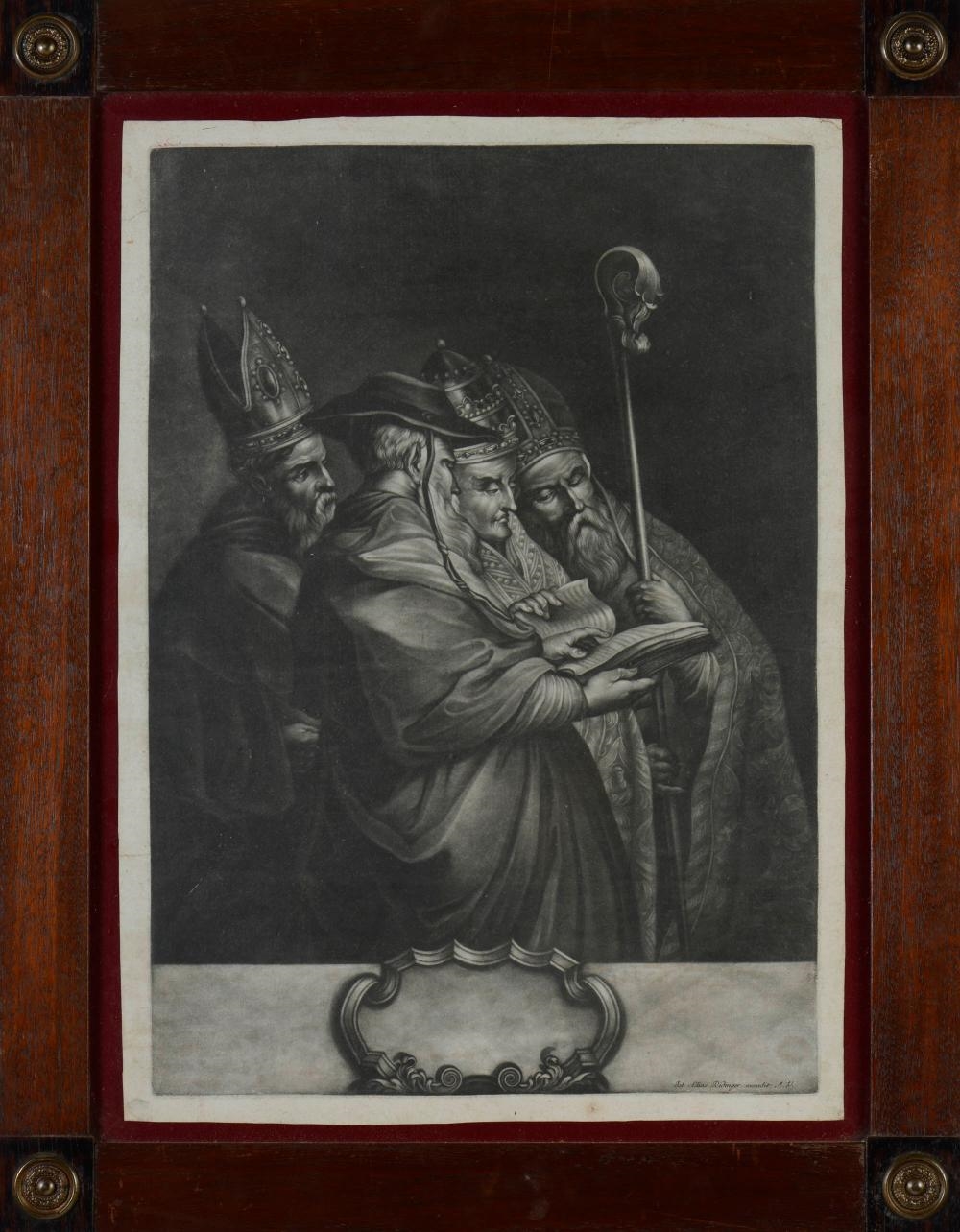 Johann Elias Ridinger | ALTAS FIGURAS DA IGREJA. | MutualArt