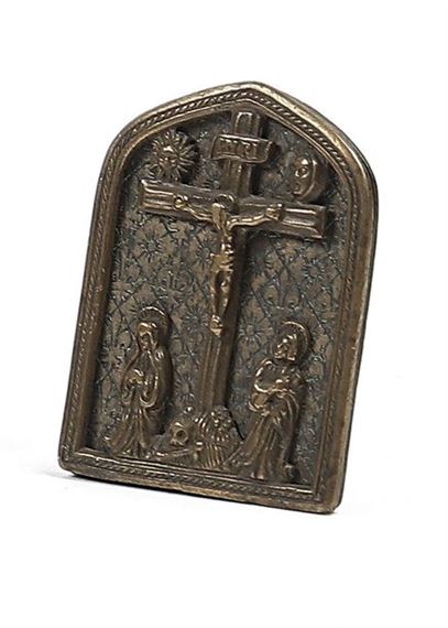 French School, 16th Century | Silver-plated bronze kiss of peace ...
