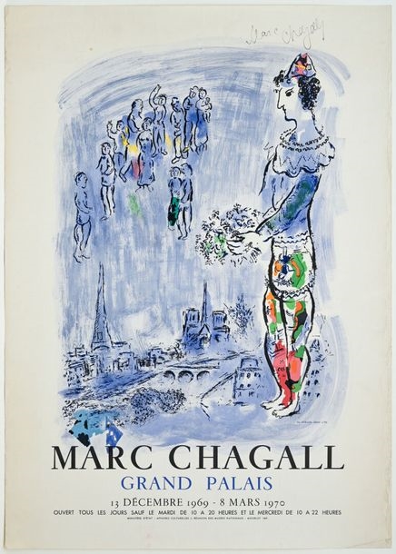 Marc Chagall | Marc CHAGALL (1887-1985) Poster for the exhibition at ...