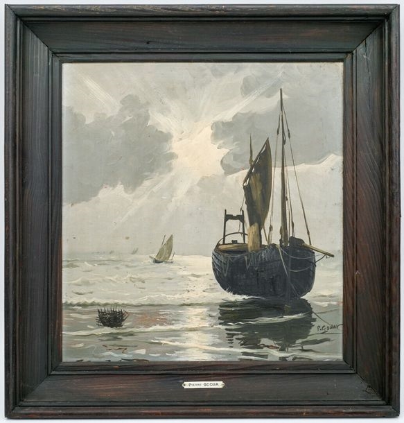 Pierre Godar | Fishing boats | MutualArt