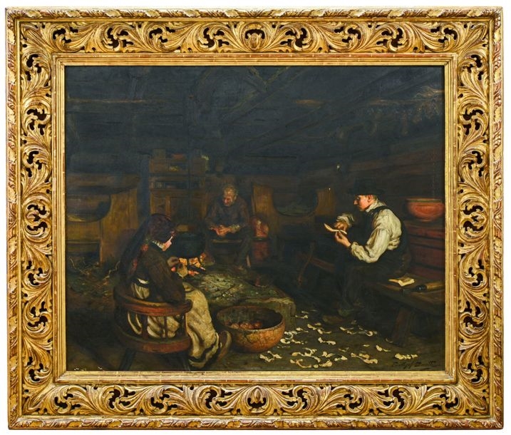 Carl Frithjof Smith | Farm scene | MutualArt