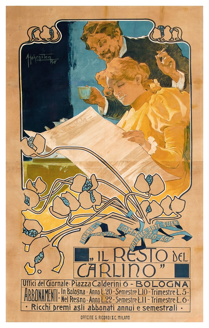 Adolf Hohenstein | Il Resto del Carlino (1898) | MutualArt