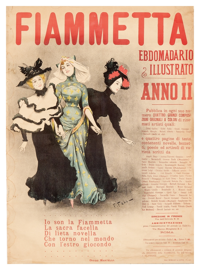 Fabio Fabbi | Fiammetta / Ebdomadario illustrato (1897) | MutualArt