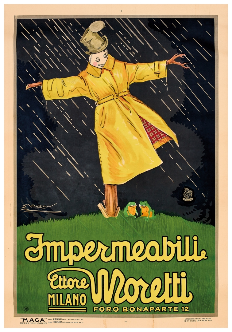 Achille Lucien Mauzan | ACHILLE LUCIANO MAUZAN Impermeabili Ettore ...