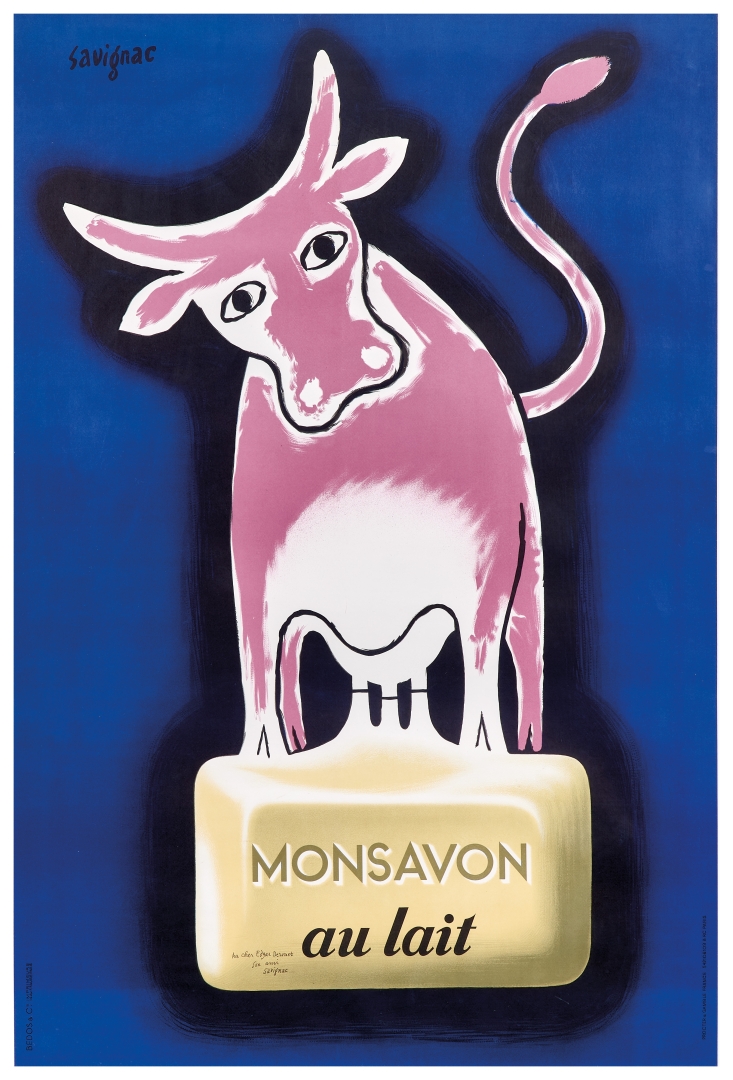 Raymond Savignac | Monsavon au lait (1949) | MutualArt