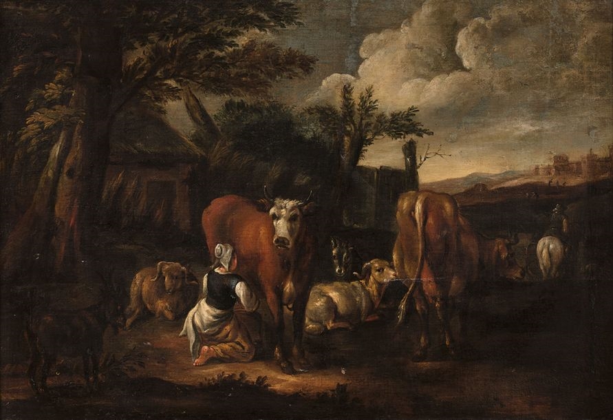 Flemish School 17th Century | 17th century FLEMISH SCHOOL Pastoral ...