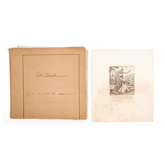 Karl Walser | 16 etchings for Don Quixote. Berlin: Bruno Cassirer, 1909 ...