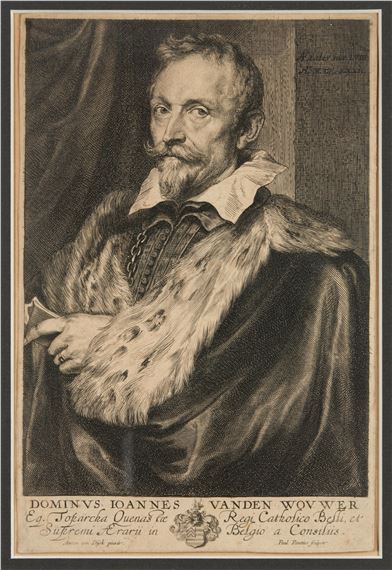 Anthony van Dyck | Portrait of Jan Van den Wouver | MutualArt