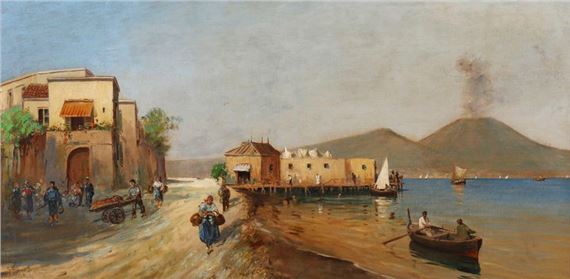 Ermando Bellantonio | Busy street in Naples | MutualArt