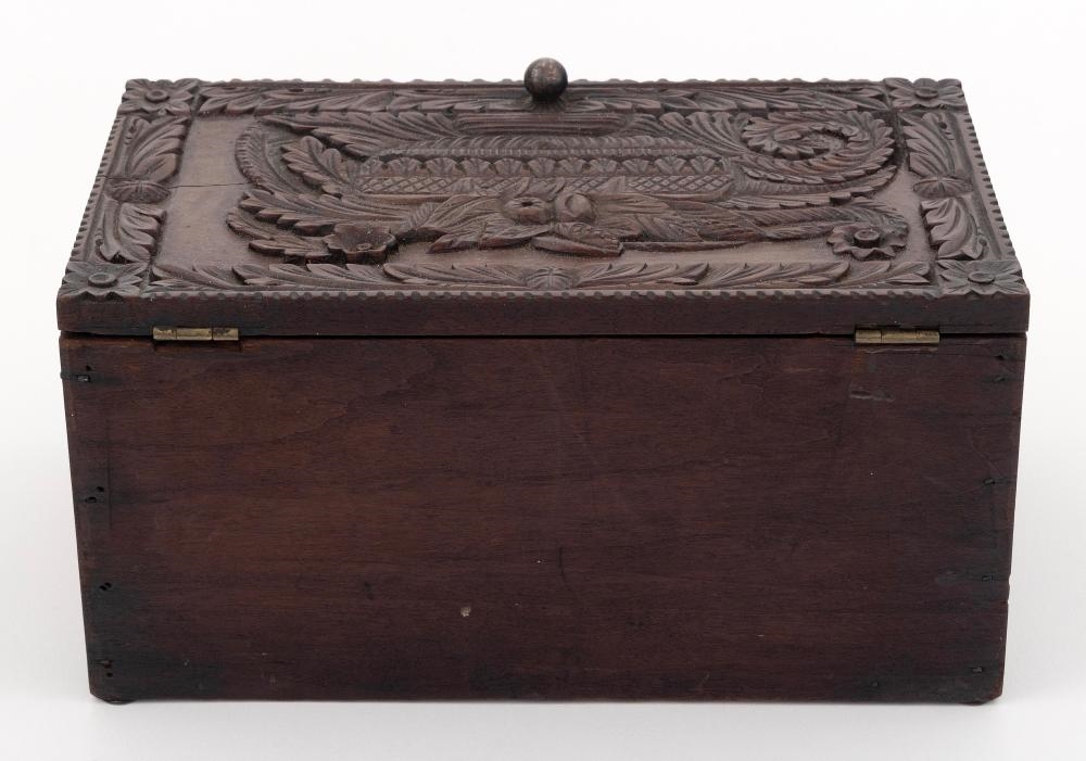 Samuel McIntire | FINELY CARVED BOX IN THE MANNER OF SAMUEL FIELD ...