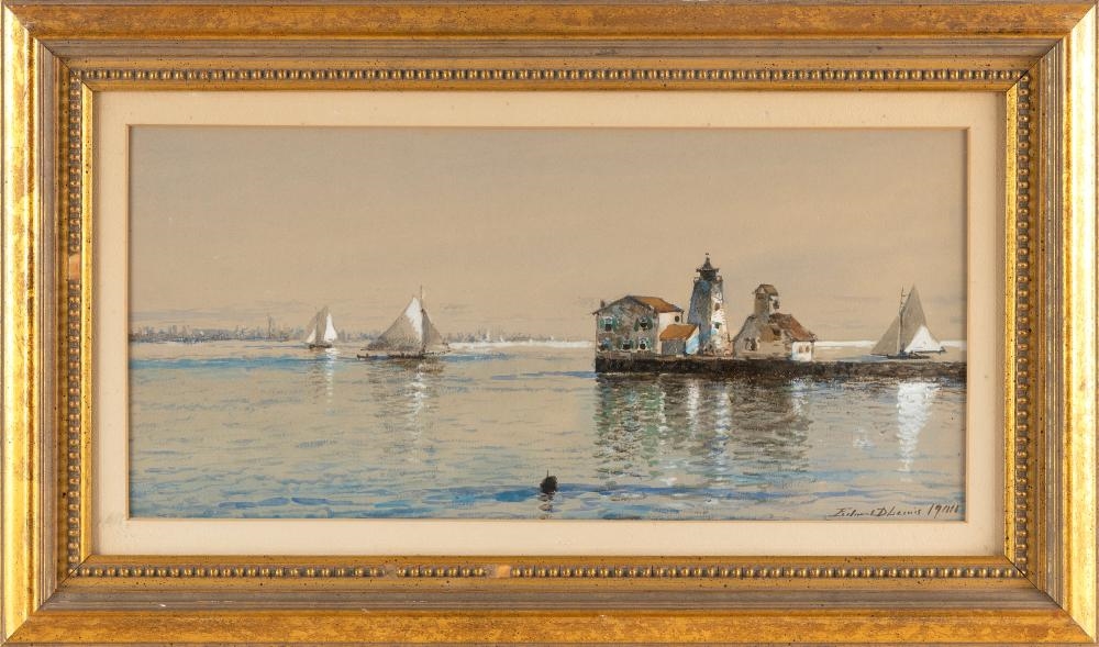 Edmund Darch Lewis | Ida Lewis Rock Lighthouse, Rhode Island | MutualArt