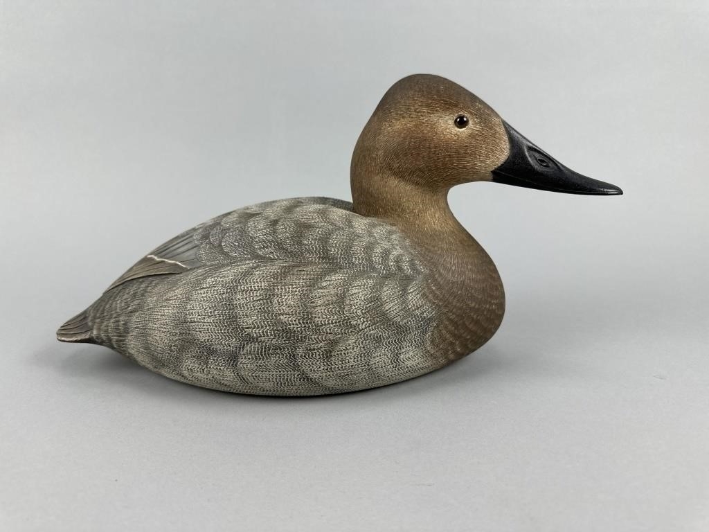 Jim Foote | Canvasback Hen Duck Decoy | MutualArt