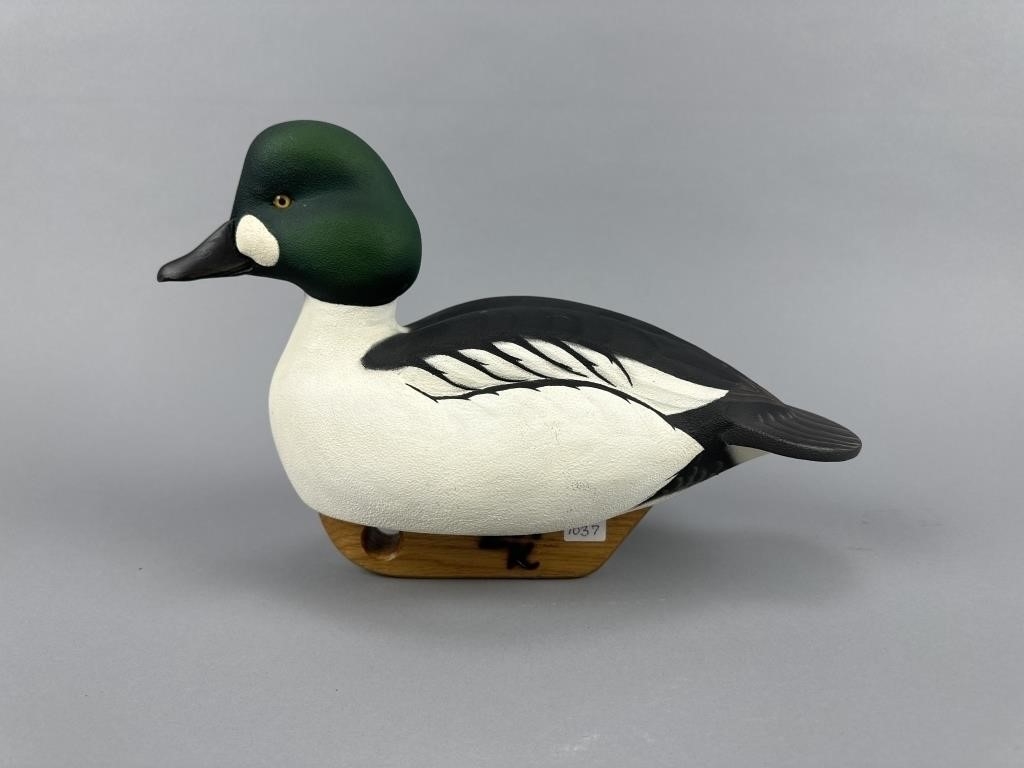 George Frederick Keller | Goldeneye Drake Duck Decoy | MutualArt