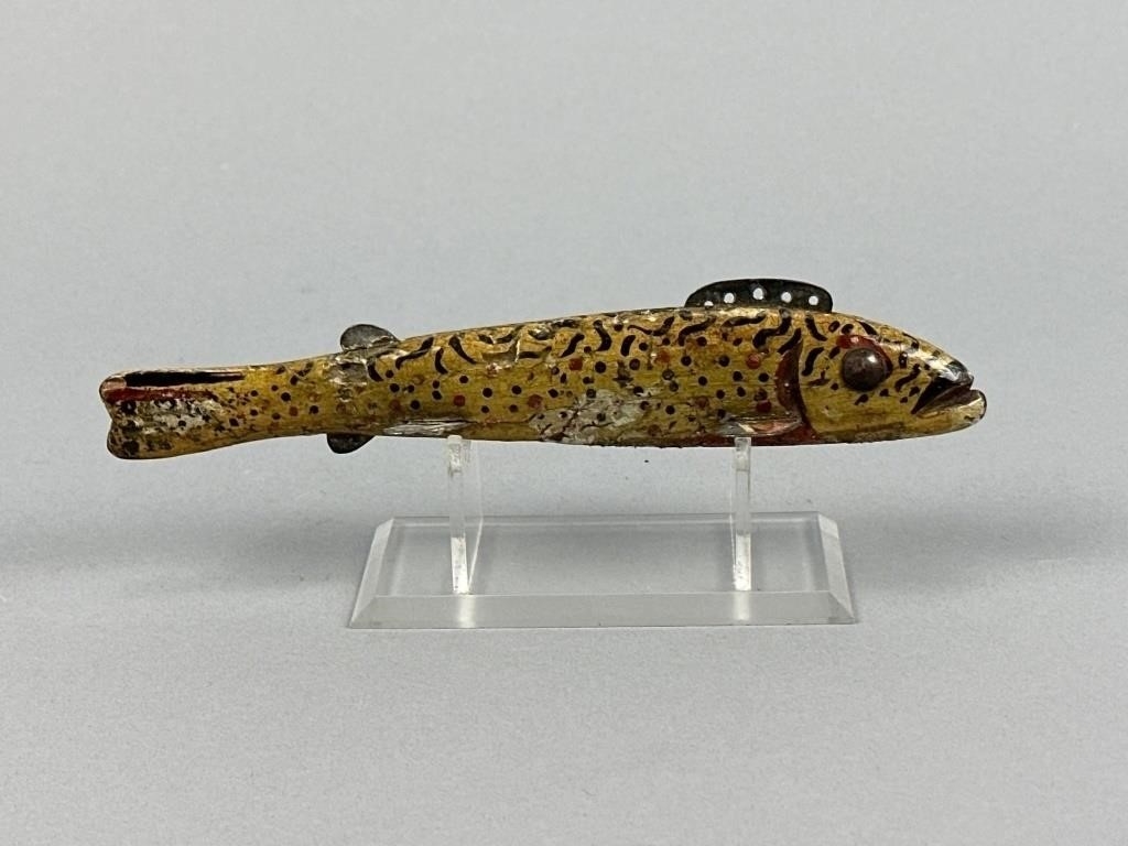Oscar Peterson | Brook Trout Fish Spearing Decoy | MutualArt