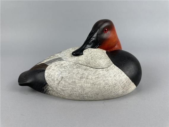 Robert Kerr | Canvasback Drake Duck Decoy | MutualArt