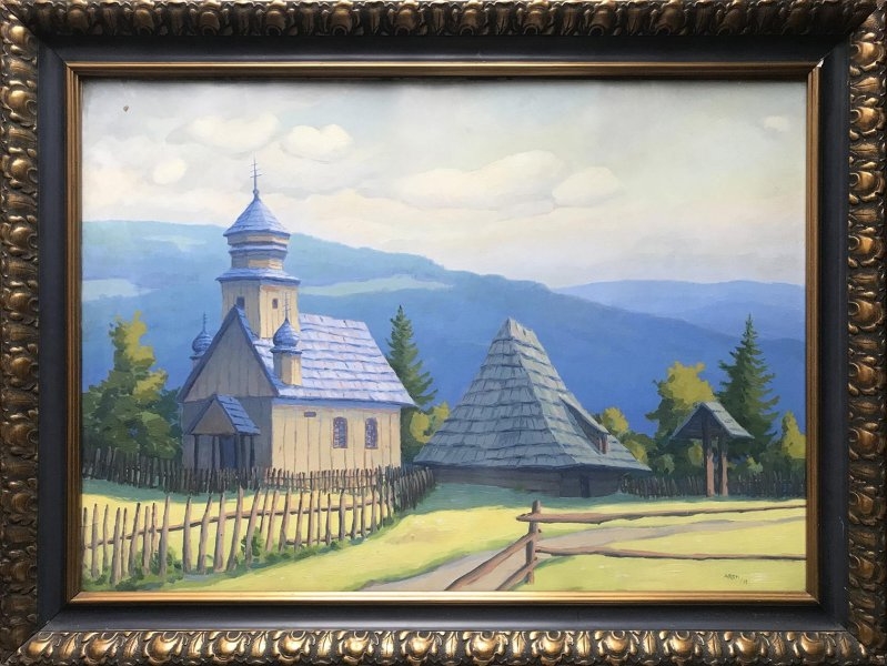 František Aron | Kostol na Podkarpatskej Rusi (1932) | MutualArt
