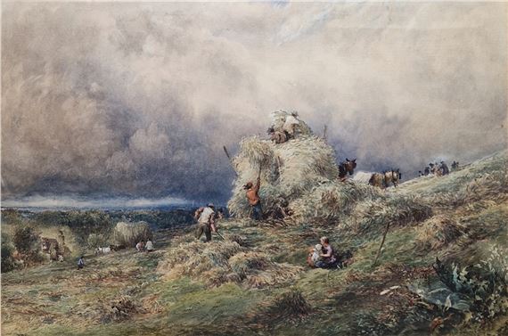 Josiah Wood Whymper | The Harvest Field | MutualArt