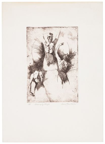 LESLIE RHAE BARBER | Five etchings by Leslie Rhae Barber | MutualArt