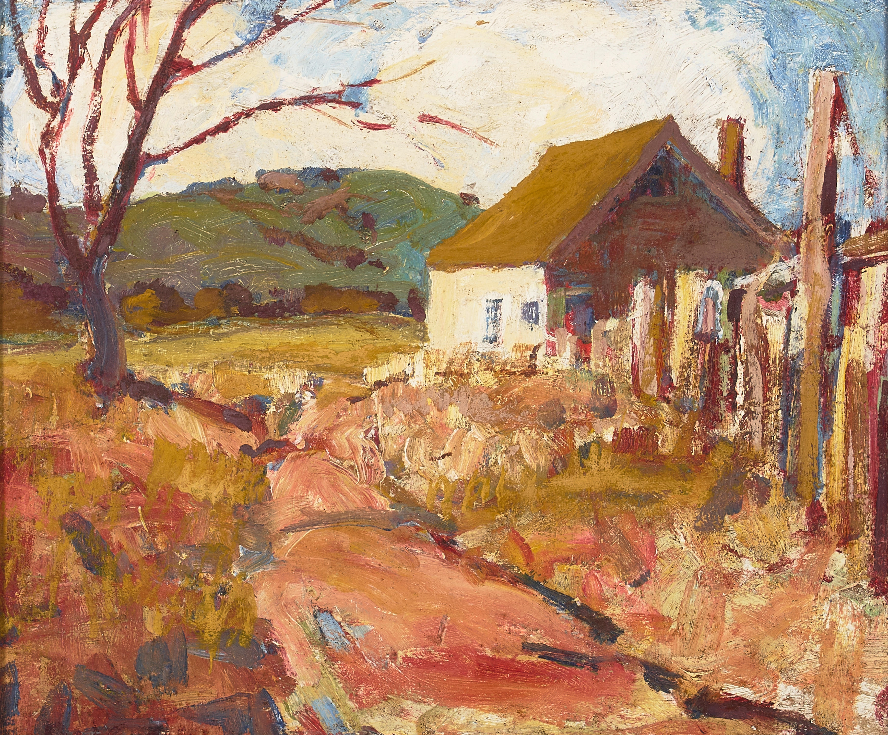 Selden Connor Gile | Barn and Fence | MutualArt