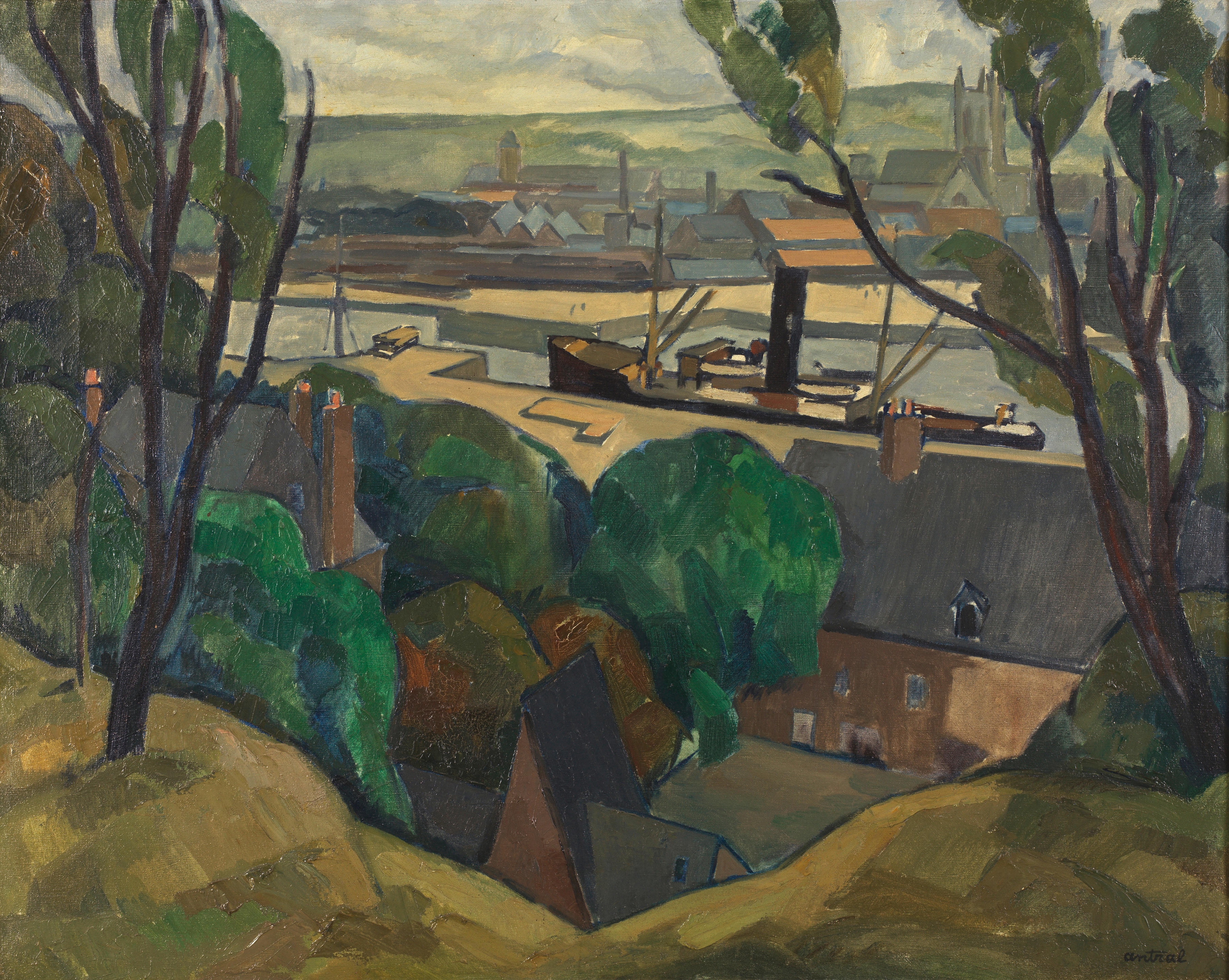 Louis Robert Antral | Le port de Fécamp | MutualArt