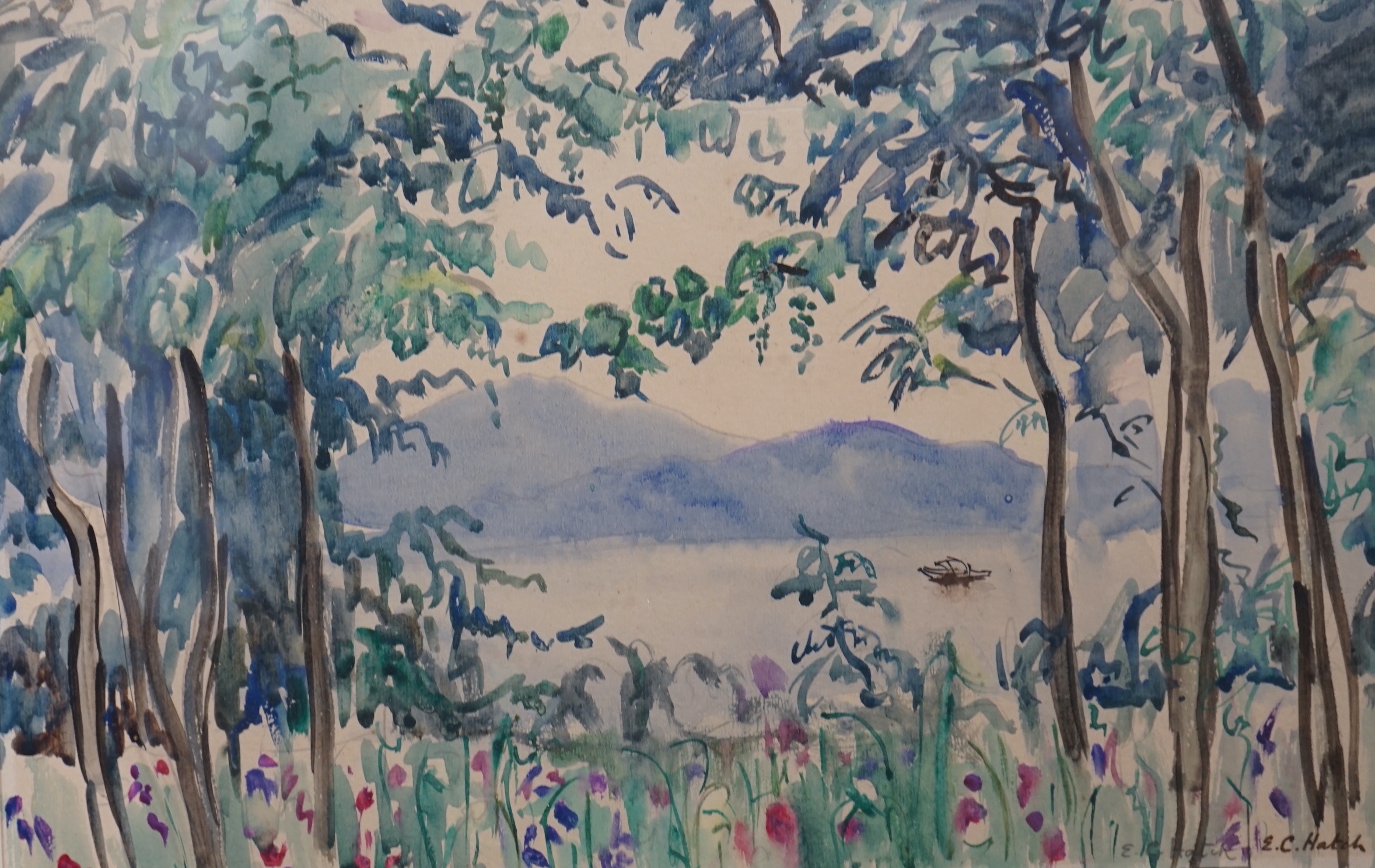 Ethel Charlotte Chase Hatch | Malaysian river landscape | MutualArt