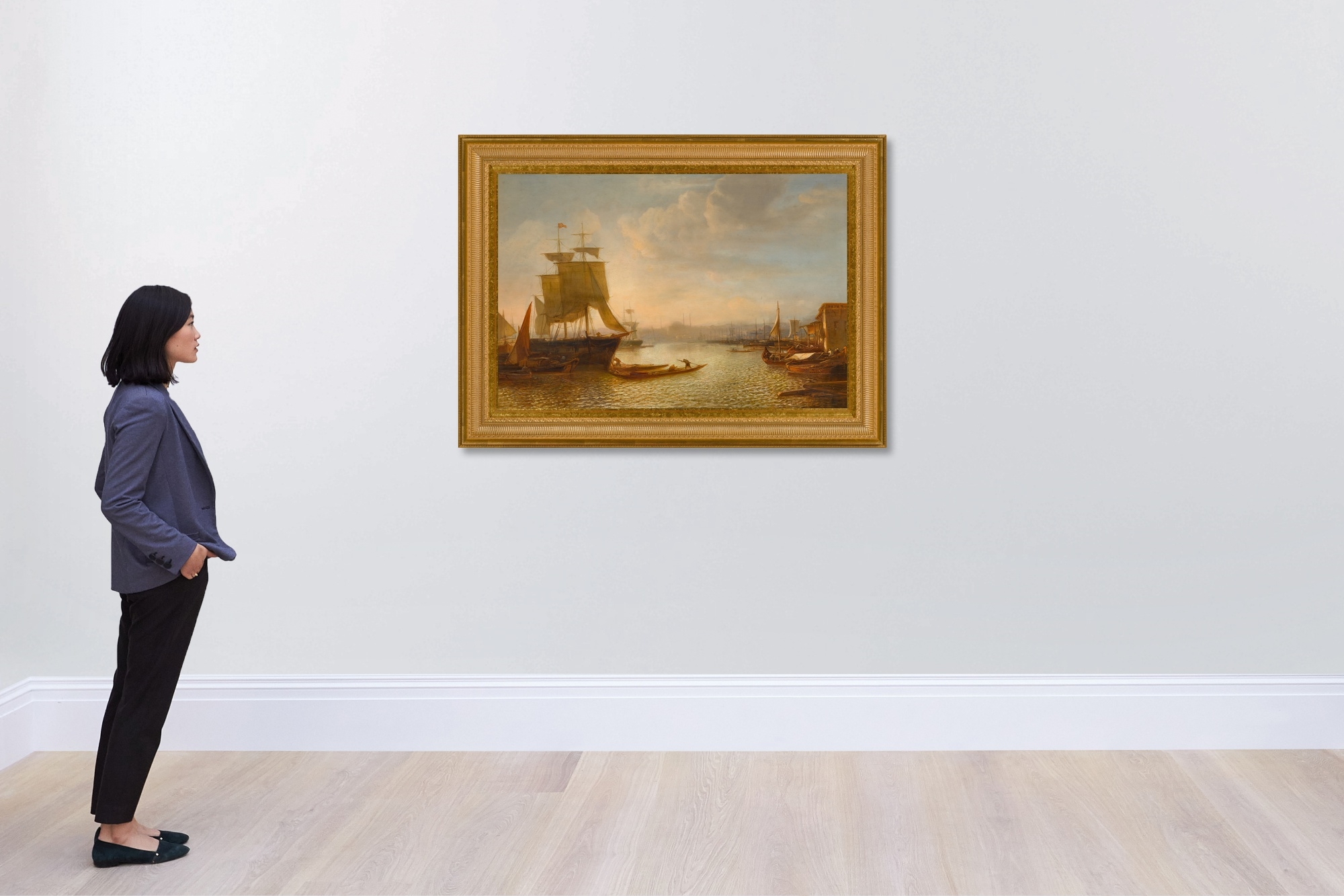 Jacob Jacobs | On the Bosphorus, Istanbul (1878) | MutualArt