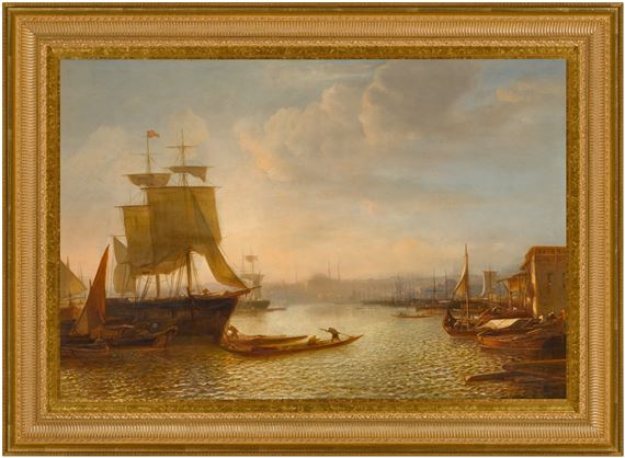 Jacob Jacobs | On the Bosphorus, Istanbul (1878) | MutualArt