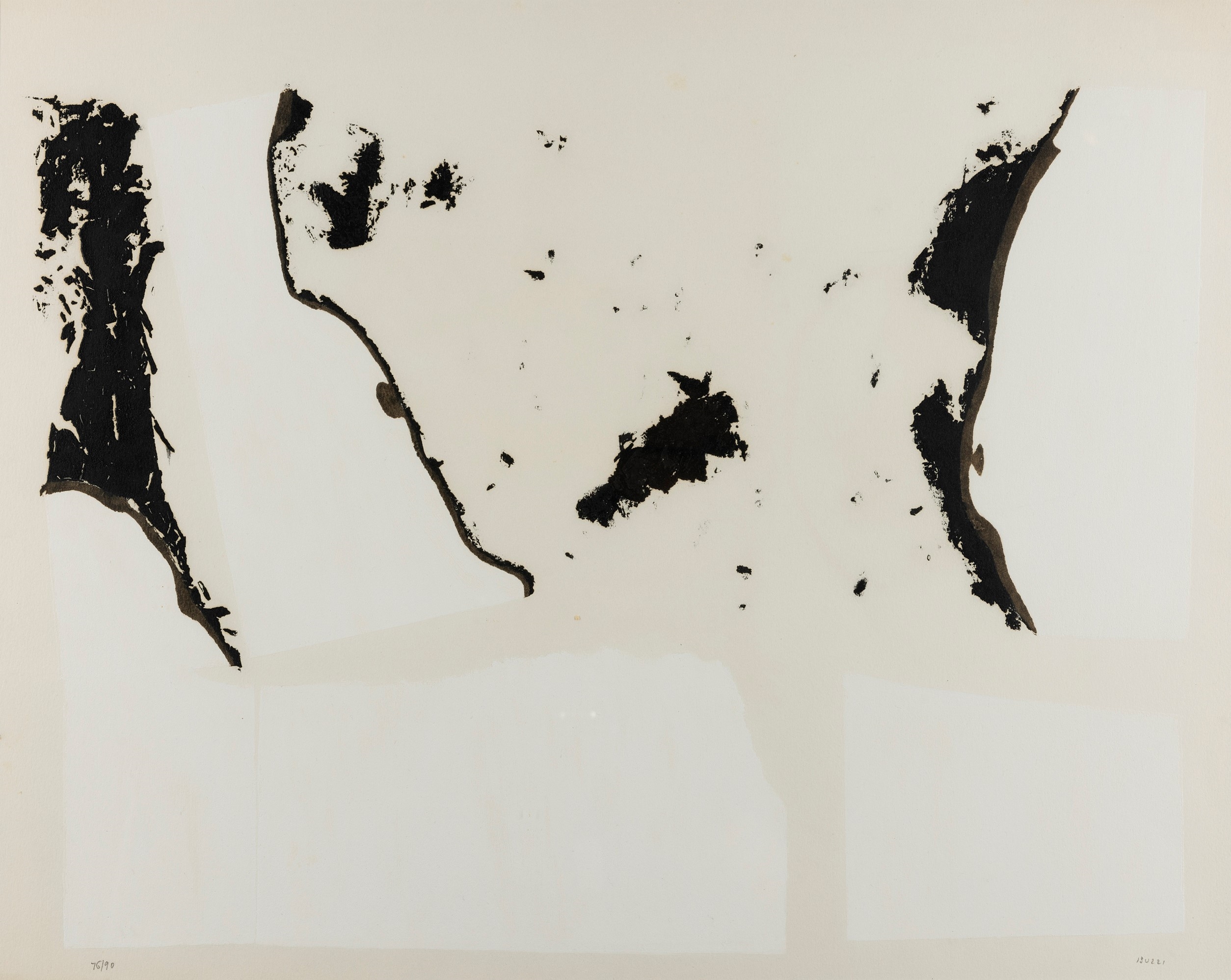 Alberto Burri | Bianco nero (1951) | MutualArt