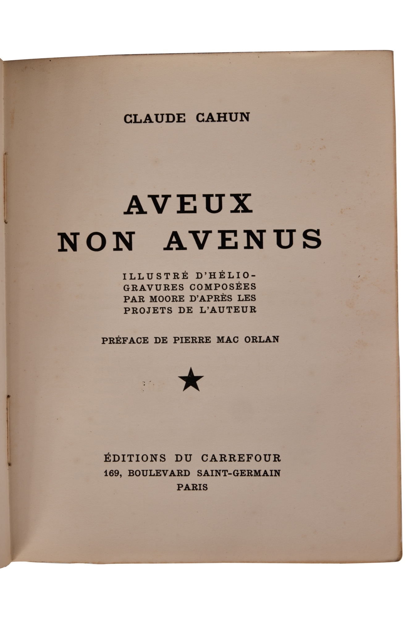 Claude Cahun | Aveux non Avenus (1930) | MutualArt