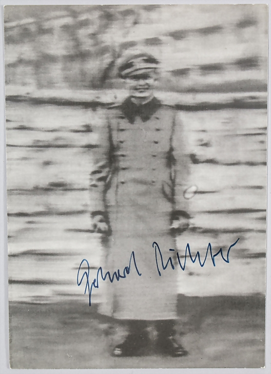 Gerhard Richter | Autograph auf Postkarte 'Onkel Rudi' | MutualArt