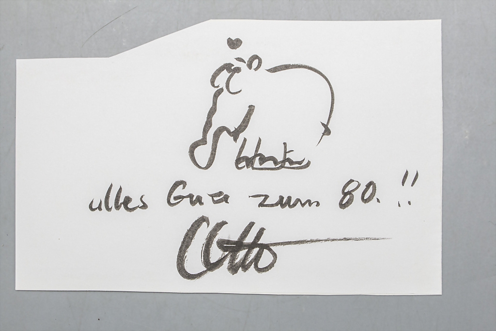 Otto Waalkes | Autograph und Zeichnung Otto Walkes (*1948) | MutualArt