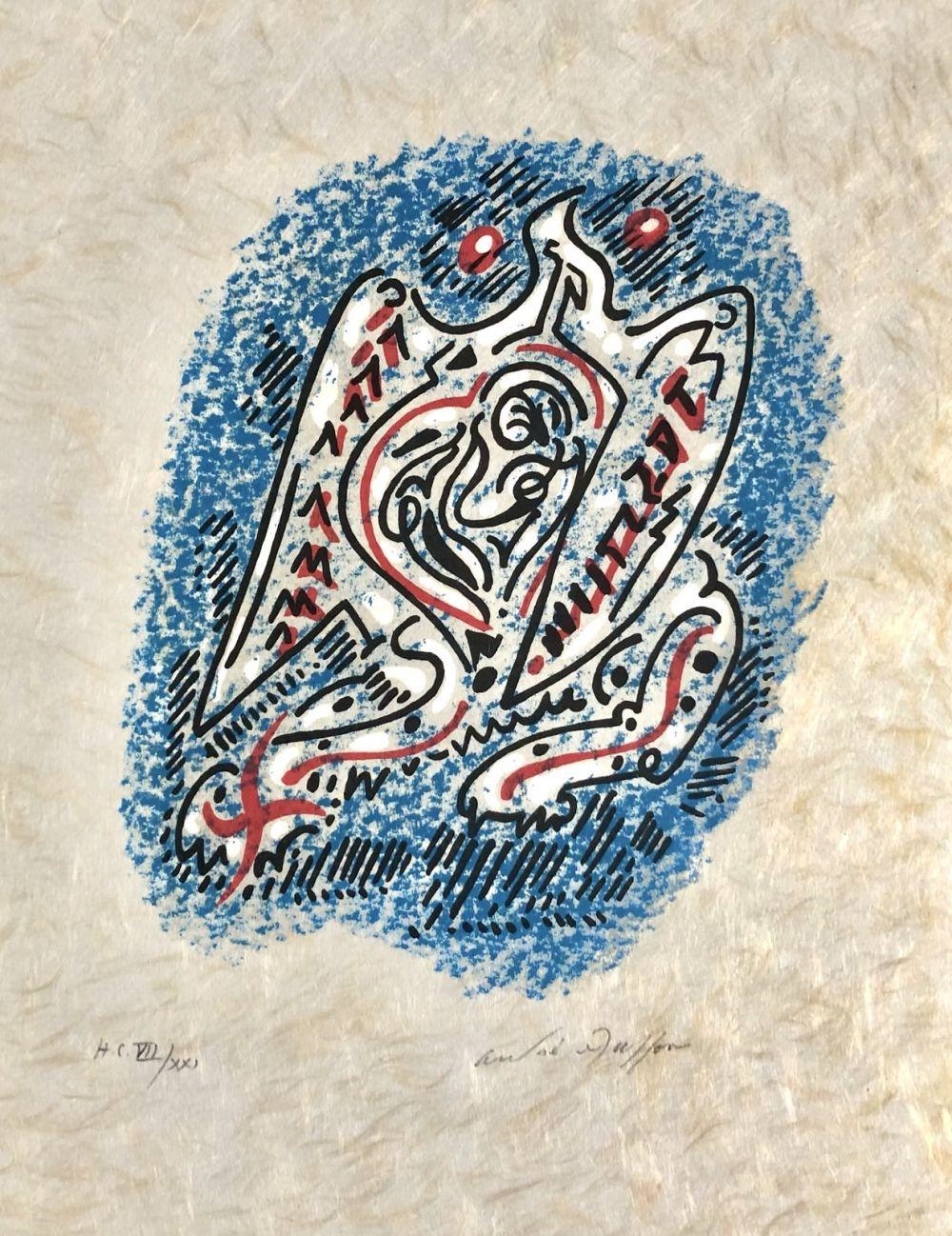 André Masson | Une étoile de craie, 1973 (1973) | MutualArt