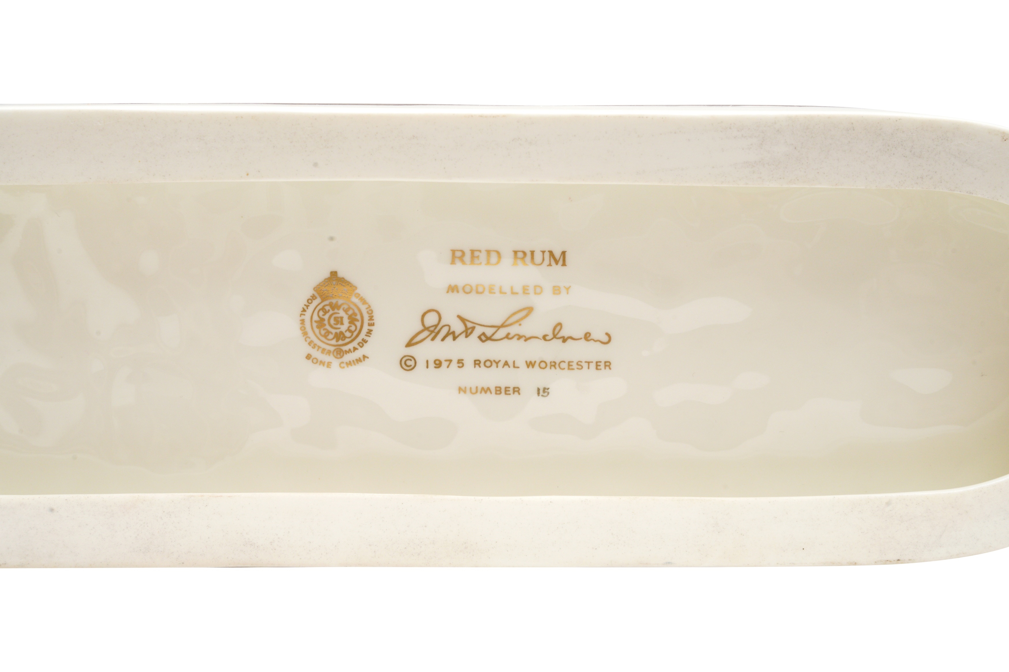 Doris Lindner | A LIMITED EDITION ROYAL WORCESTER FIGURE OF RED RUM ...