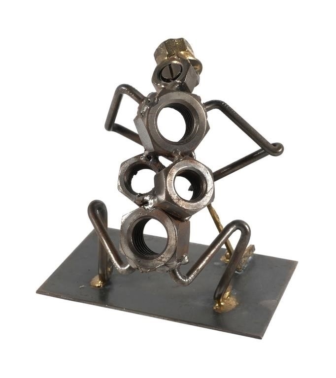 JOSEPH ROMANO | ROMANO BRUTALIST SCULPTURE OF GOLFER | MutualArt