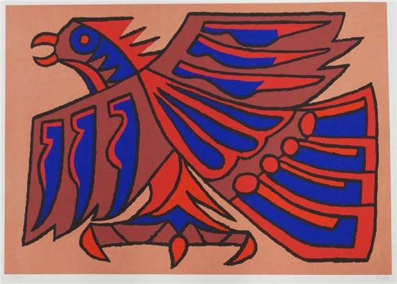 Victor Delfin | VICTOR DELFIN SERIGRAPH SUNBIRD (1979) | MutualArt