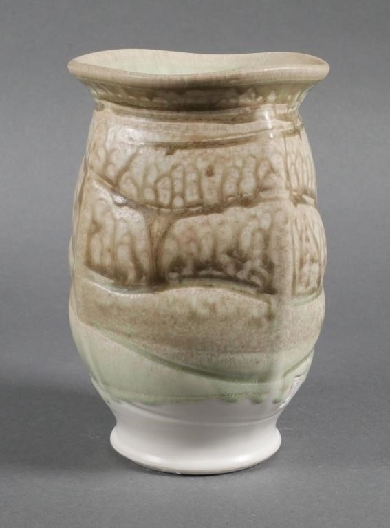 Priscilla Fursdon | Vintage English art pottery vase with an impressed ...
