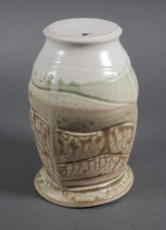 Priscilla Fursdon | Vintage English art pottery vase with an impressed ...