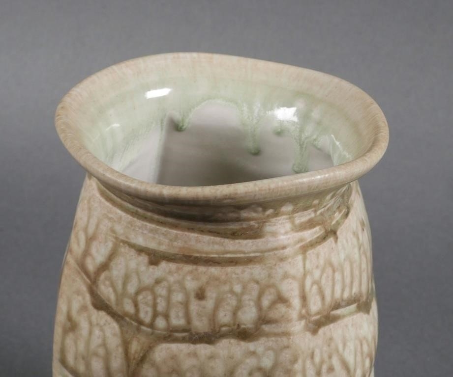 Priscilla Fursdon | Vintage English art pottery vase with an impressed ...
