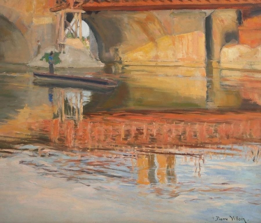 Pierre Villain | PIERRE VILLAIN, OIL PAINTING ON BOARD | MutualArt