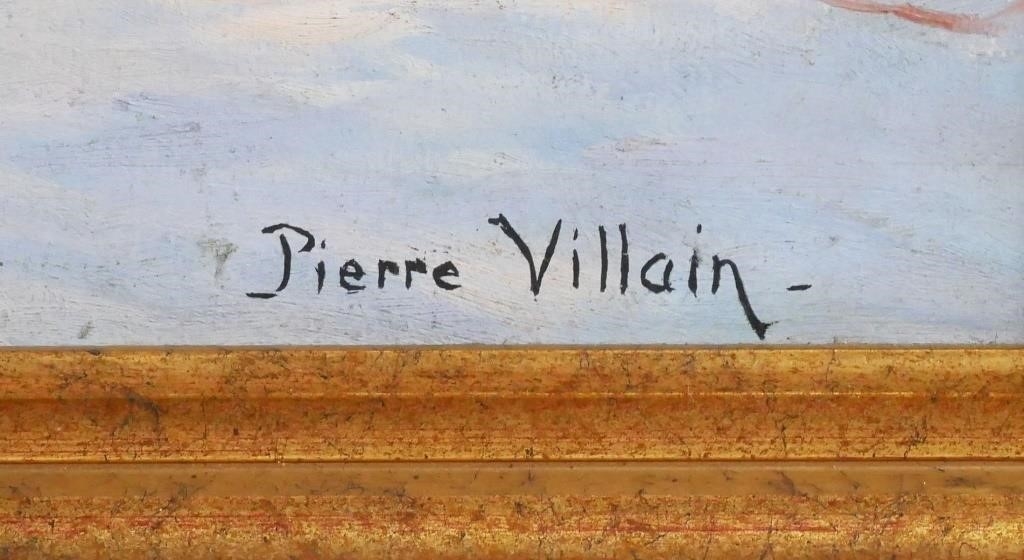 Pierre Villain | PIERRE VILLAIN, OIL PAINTING ON BOARD | MutualArt