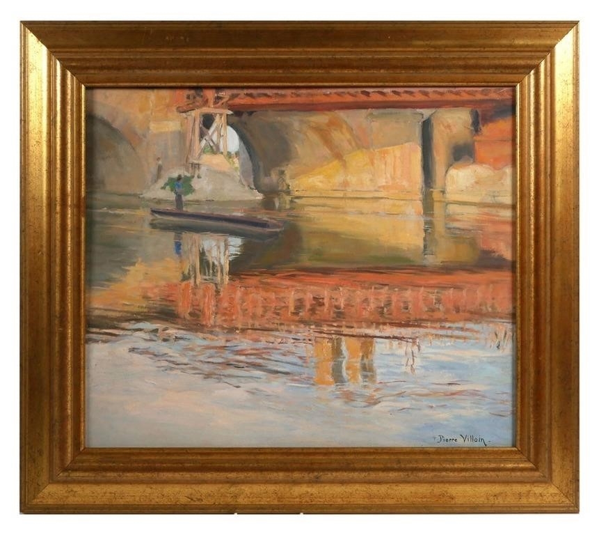 Pierre Villain | PIERRE VILLAIN, OIL PAINTING ON BOARD | MutualArt