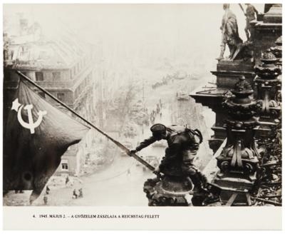 Yevgeny Khaldei | Raising a Flag over the Reichstag | MutualArt