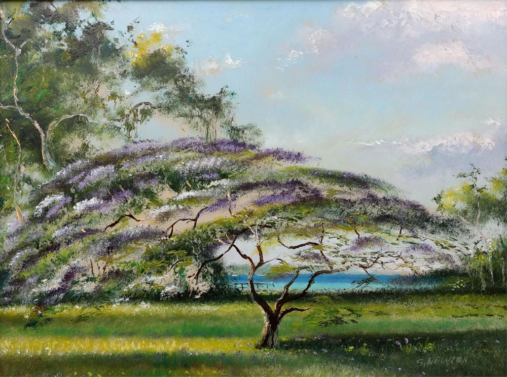 Sam Newton | SAM NEWTON FLORIDA HIGHWAYMEN RARE JACARANDA | MutualArt