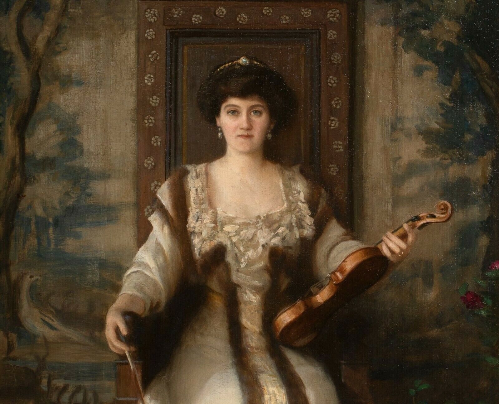 Henry John Hudson | PORTRAIT OF MAUD ERNESTINE OIL PAINTING (19th ...